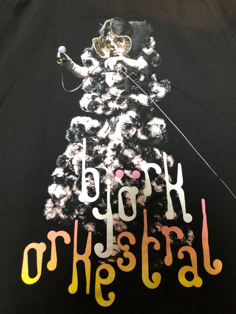 ミュージシャン 3/20 Bjork orchestral BLACK HOODIE XL