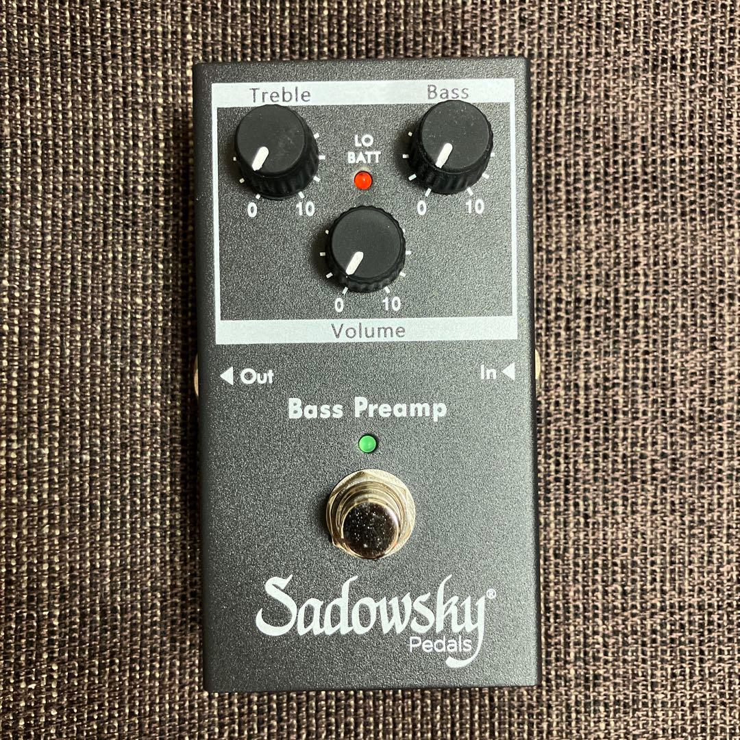 【未使用】Sadowsky Bass Preamp SBP-2 V2