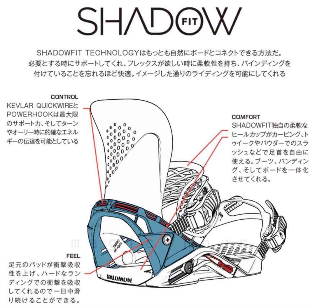 SALOMON 23-24 ホログラム　スノーボード ビンディング ブラック