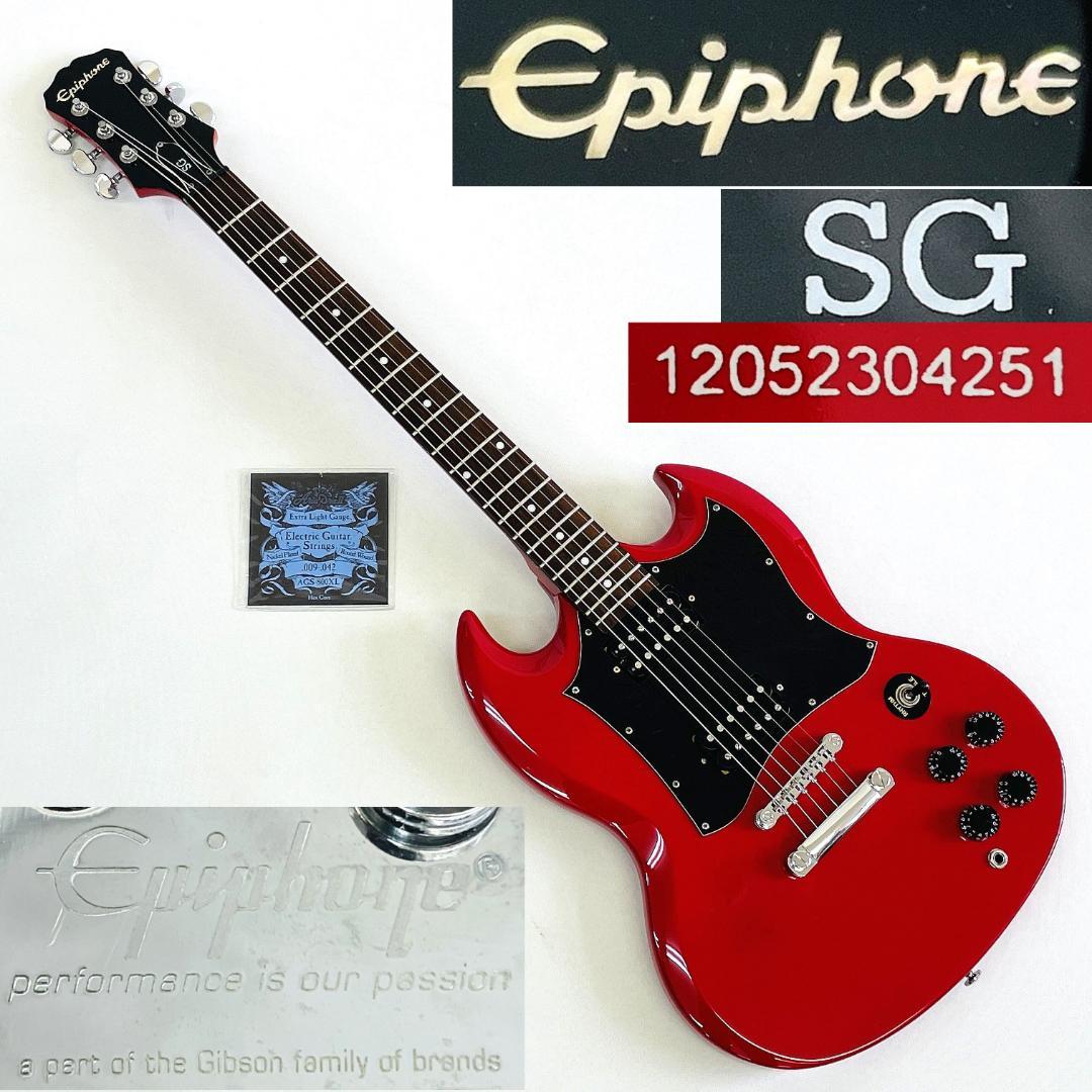 Epiphone SGモデル チェリーレッド Groverペグ搭載 【整備品】