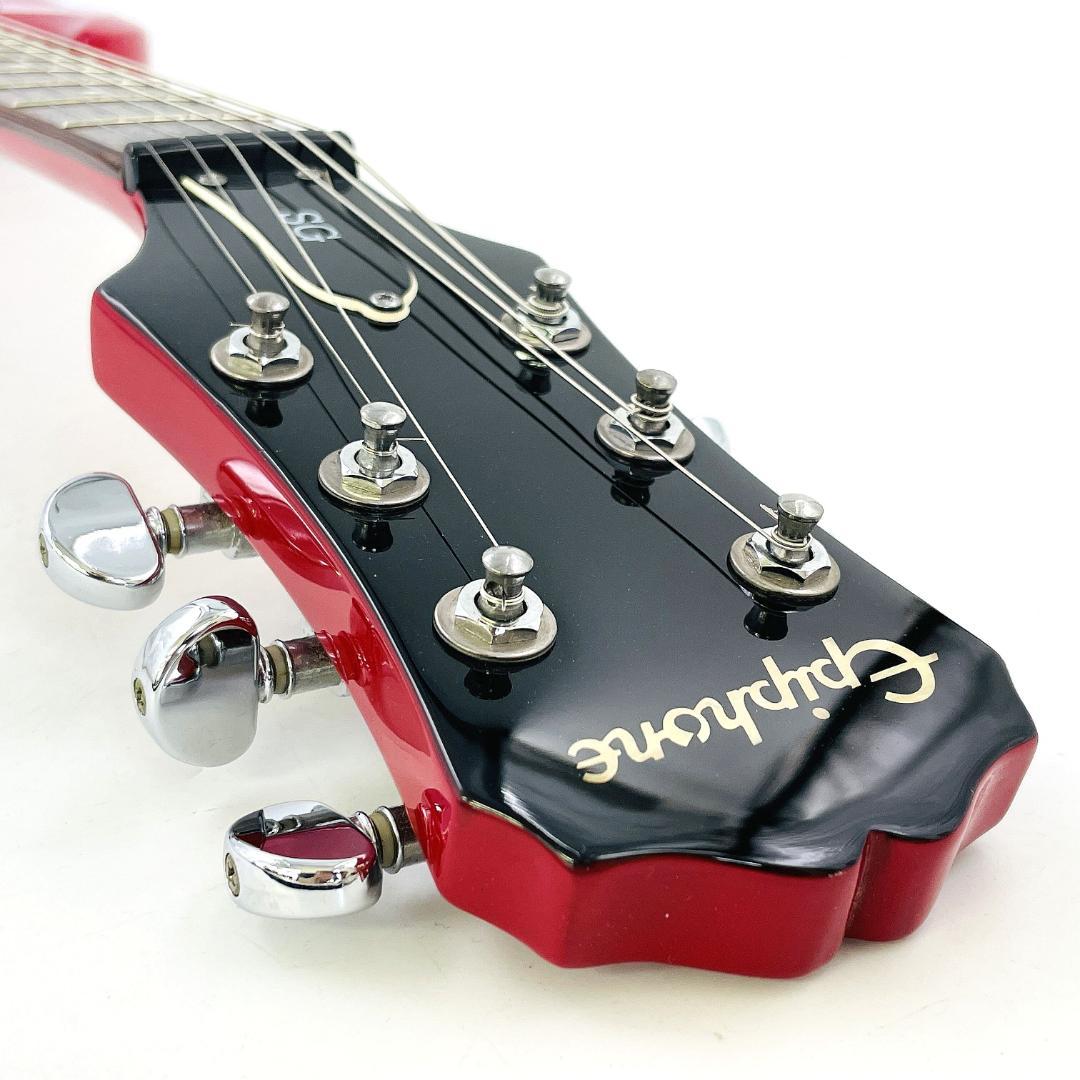Epiphone SGモデル チェリーレッド Groverペグ搭載 【整備品】