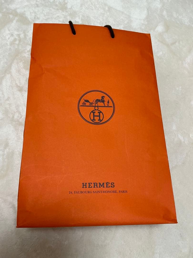 HERMES ピンク ホワイト タオル