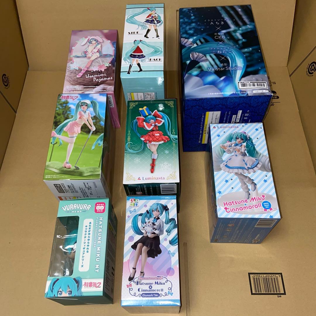 初音ミク フィギュア　8個　まとめ売り　新品未開封