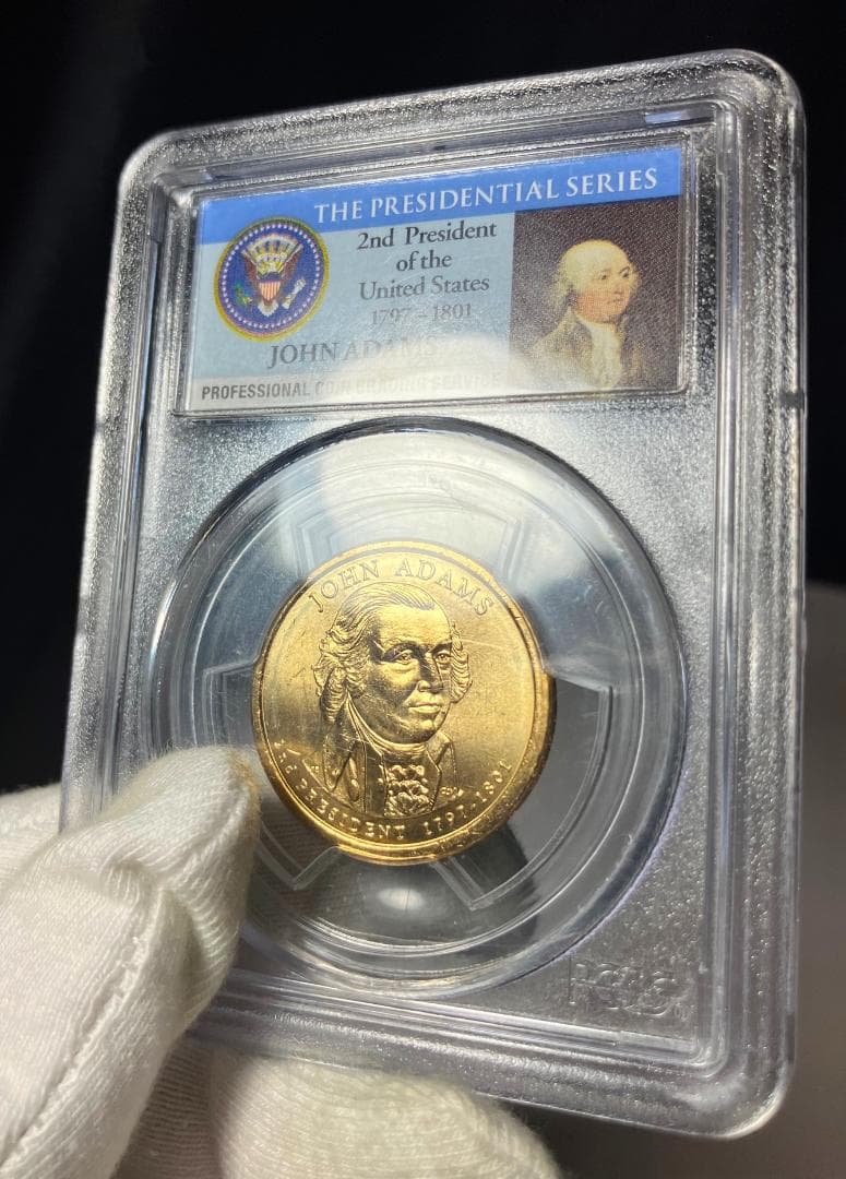 PCGS 鑑定　エラー　USA　旧1ドル