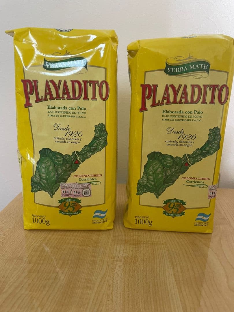 マテ茶2Kg 健康 Yerba Mate Playadito (2 x 1Kg)