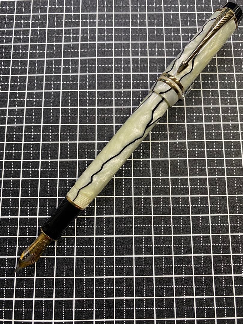 筆記具 PARKER Duofold Centennial Pearl&Black