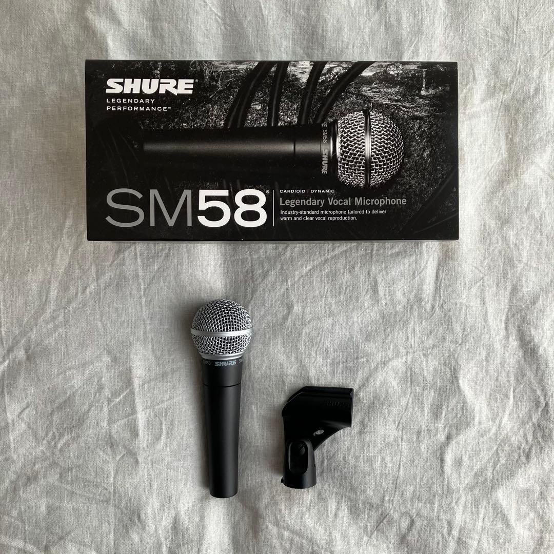 ほぼ新品 SHURE SM58 マイク