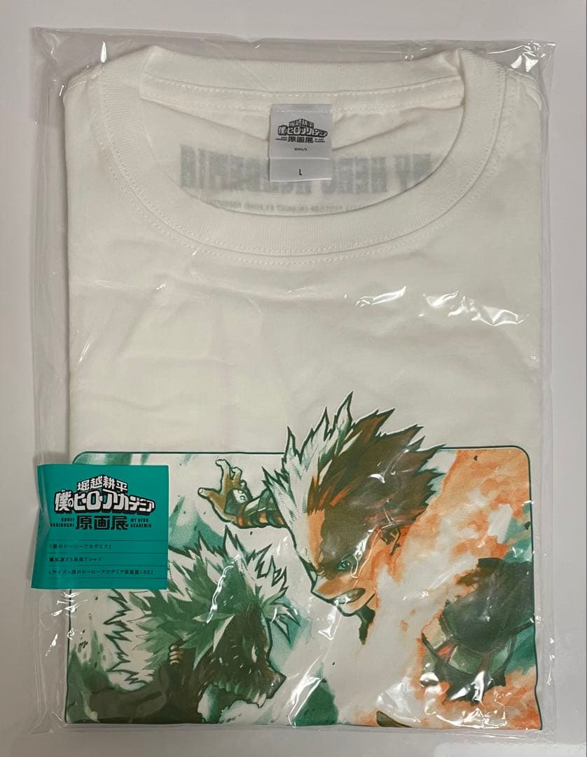 僕のヒーローアカデミア 原画展 轟焦凍vs荼毘 Tシャツ Lサイズ