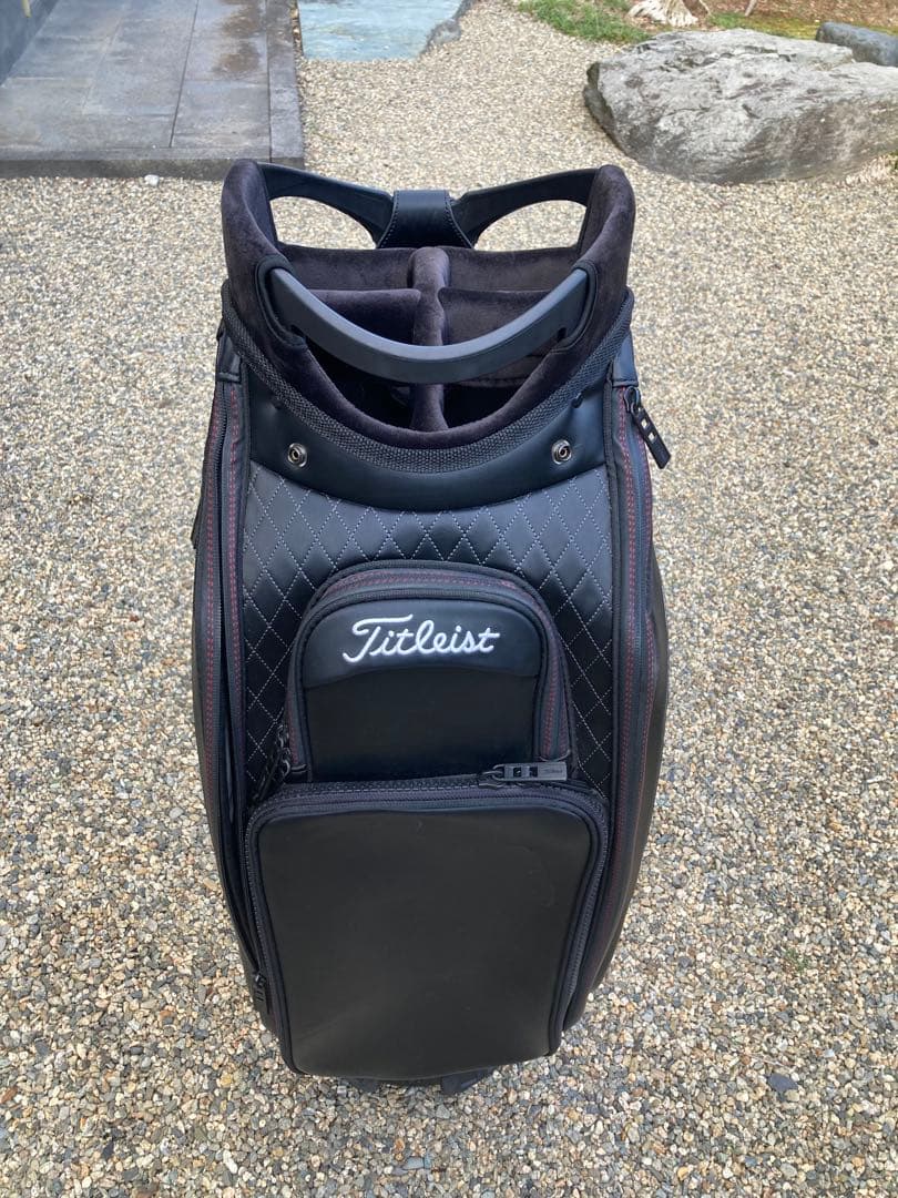 Titleist ゴルフバッグ 10型ブラック/レッド