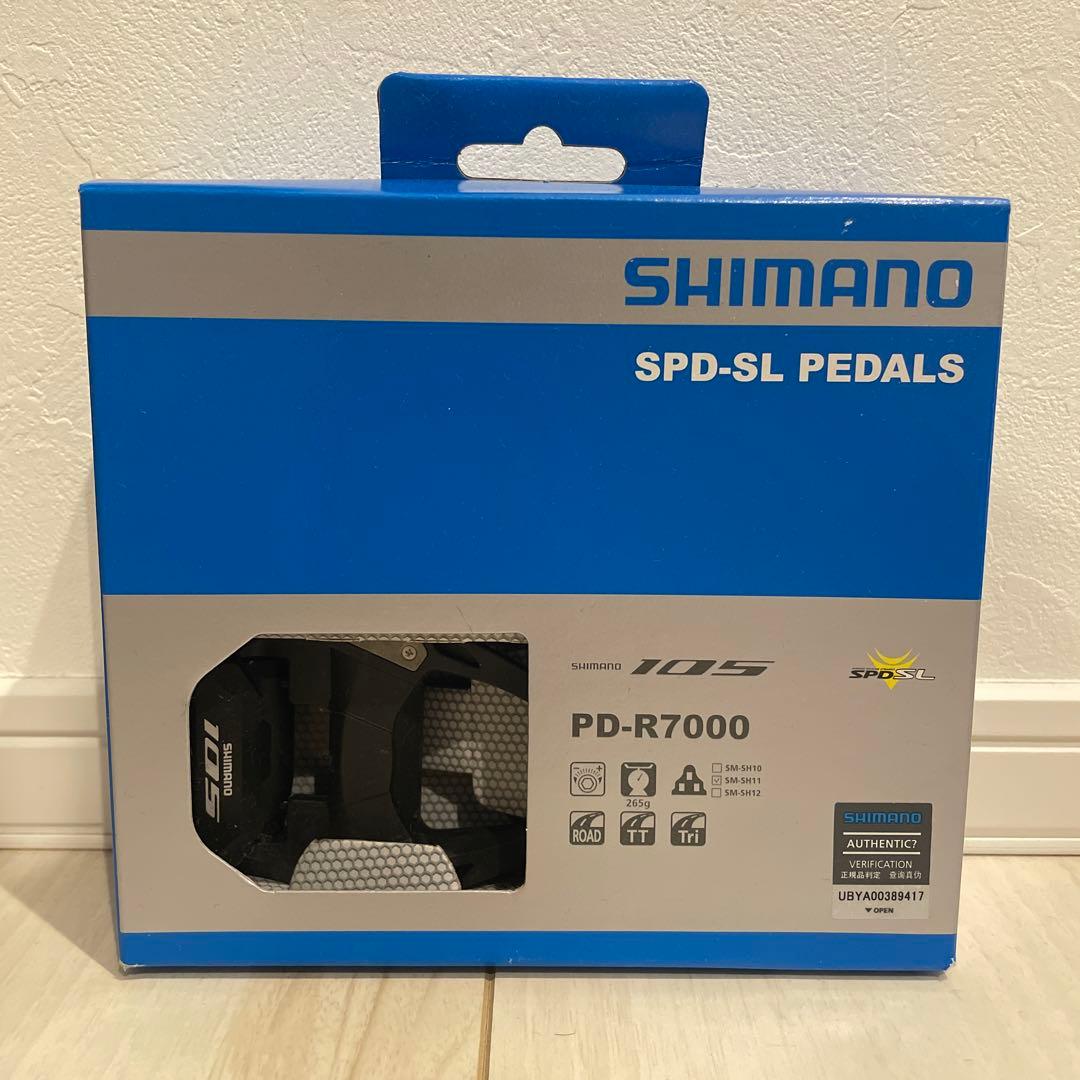 SHIMANO 105 PD-R7000 SPD-SLペダル クリート付き