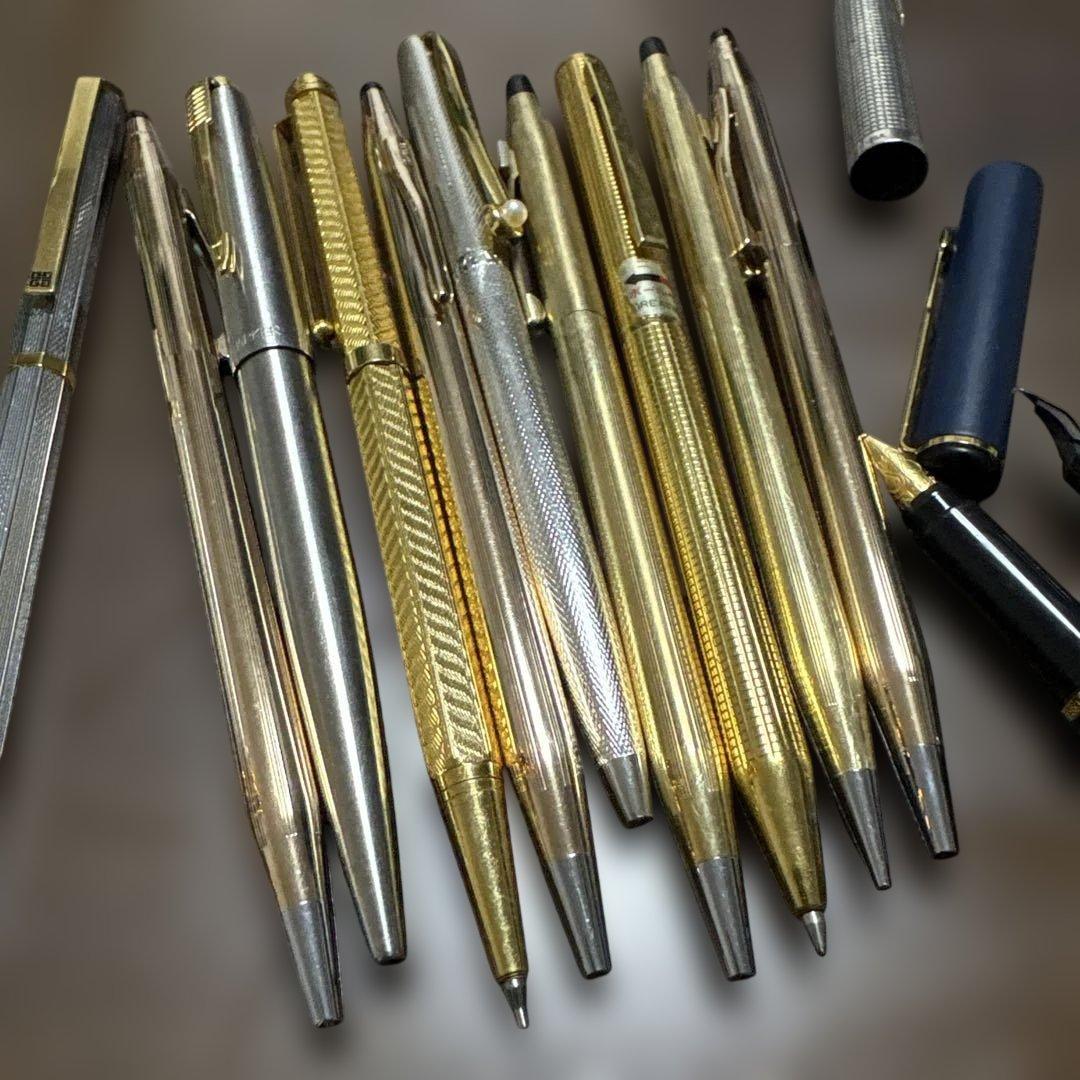 高級万年筆・ボールペンPARKER 14K siliver givenchi