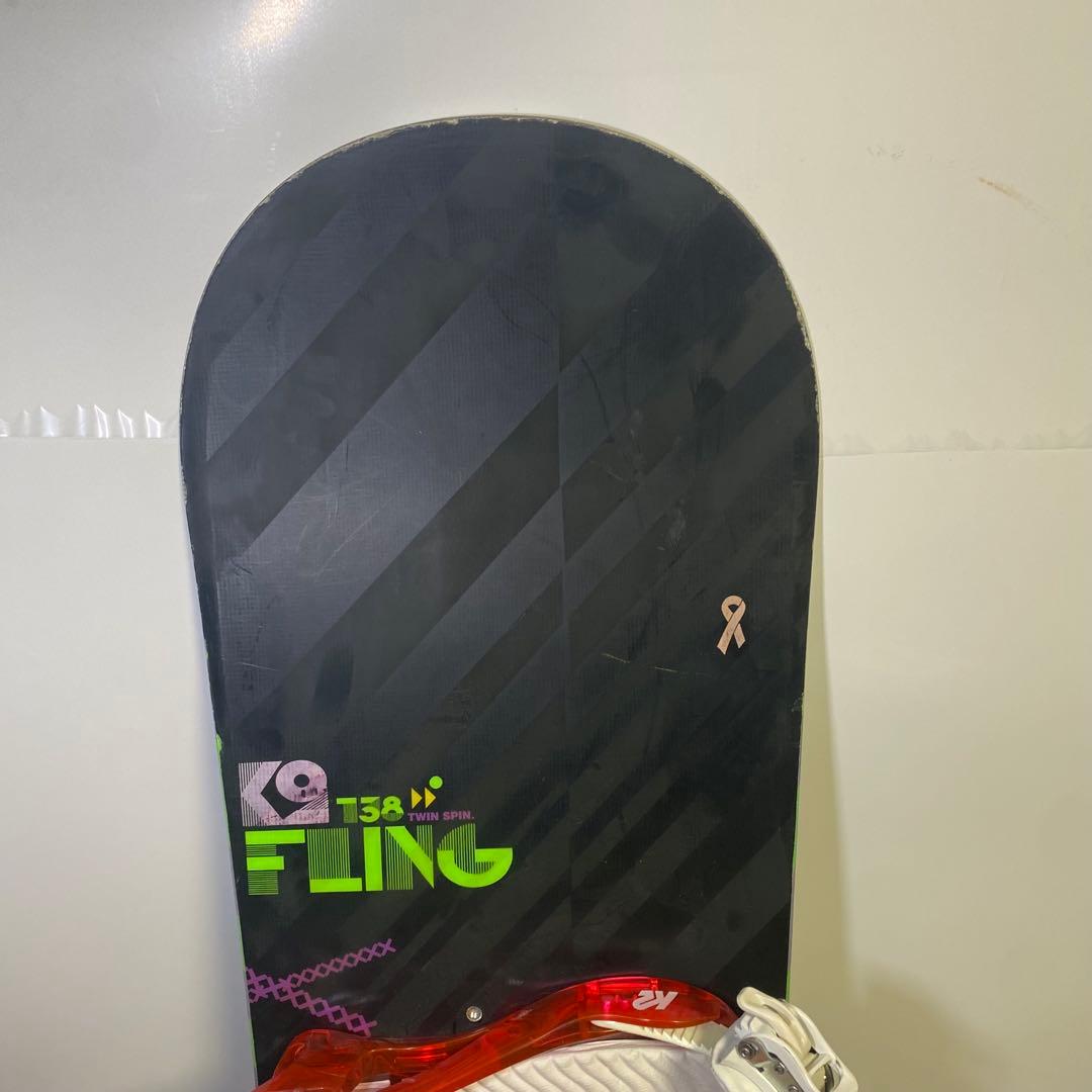 送料無料✨K2 FLING 138cm HEAD レディース　スノーボード