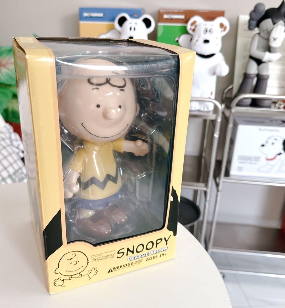 18cm レトロ PEANUTS フィギュア チャーリーブラウン インテリア小物