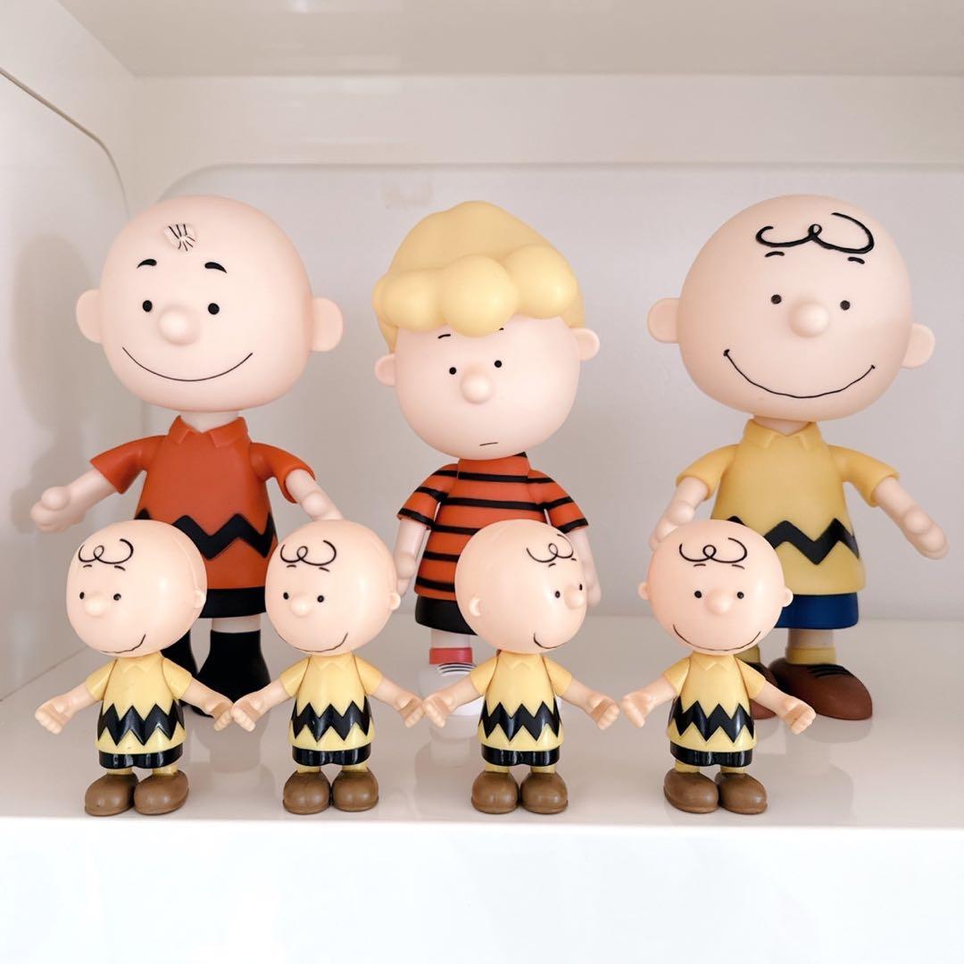 18cm レトロ PEANUTS フィギュア チャーリーブラウン インテリア小物