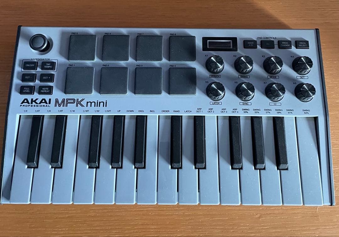 AKAI MPK mini MK3 MIDIキーボード限定色グレー