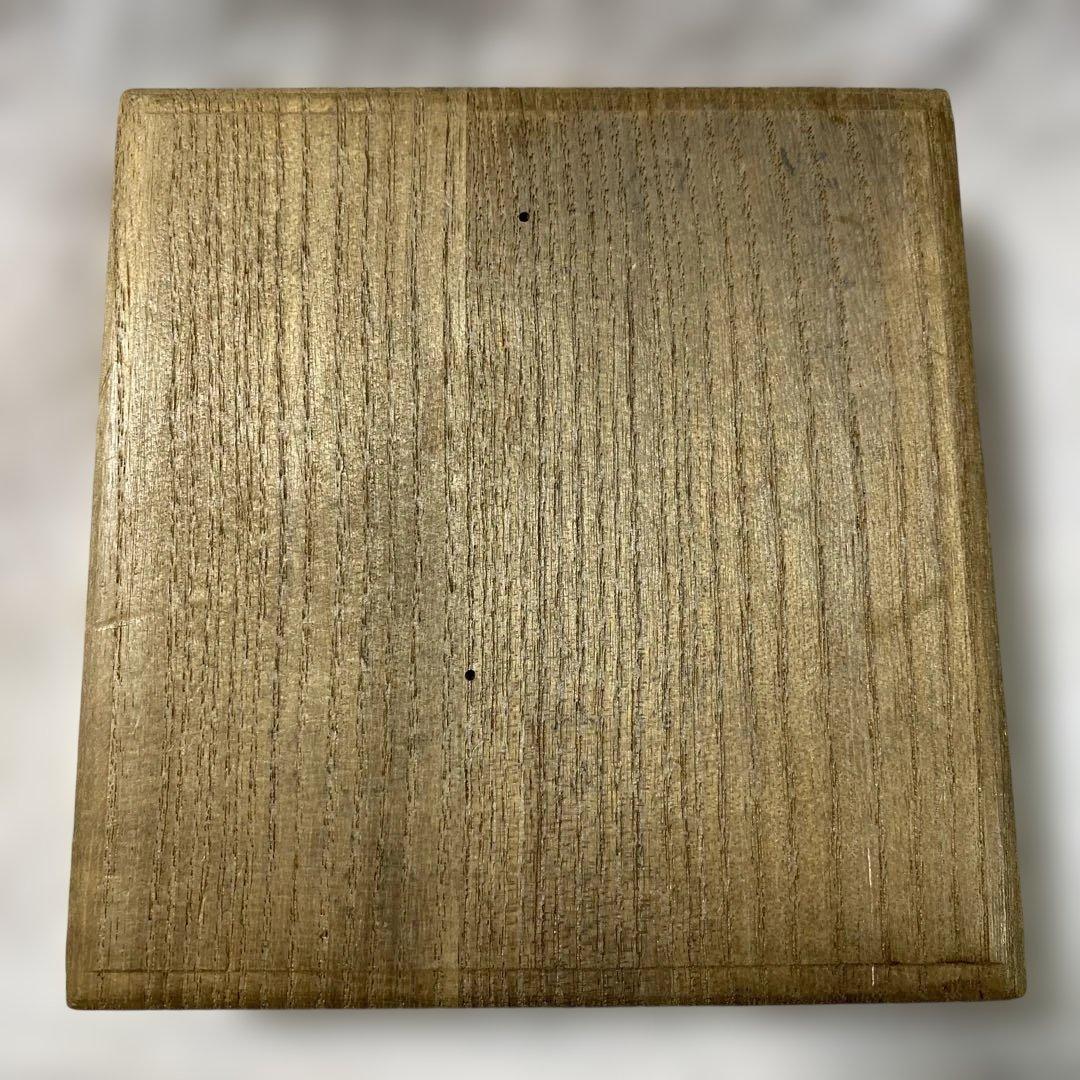 B-18 鍔　つば　木箱付き　武具　刀装具　鉄製　装飾品　日本刀　美術品　工芸品