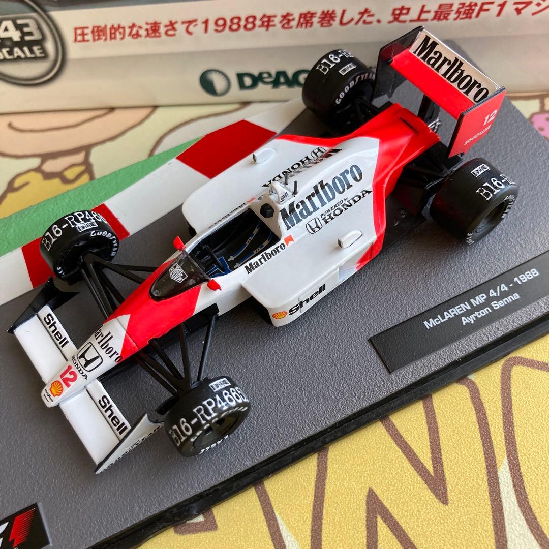 ミニカー McLaren MP4/4 1988 Ayrton Senna 1/43