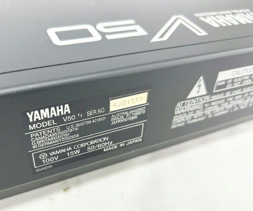 ヤマハ YAMAHA V50 シンセサイザー デジタル 61鍵盤ソフトケース付き