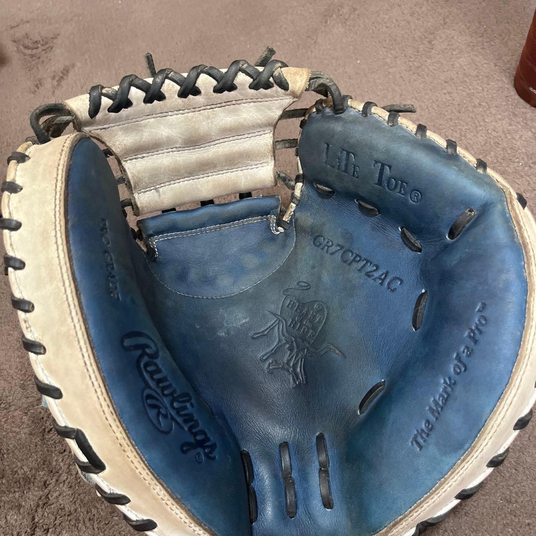 Rawlings GR7OPTZAC 青 軟式野球グローブ