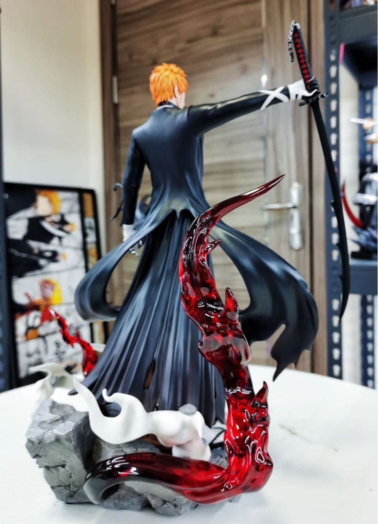 BLEACH 黒崎一護 ガレージキット ガレキ スタチュー④⑨