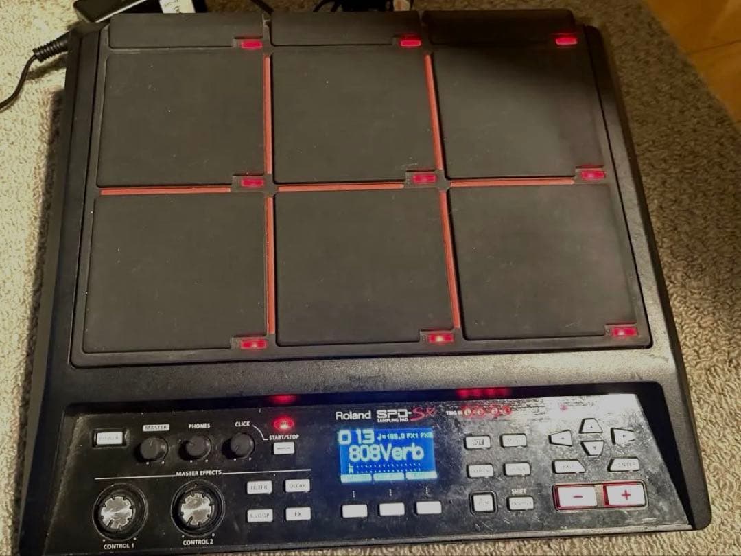 美品　ROLAND SPD-SX 説明書、保証書、専属アダプターディスク付き