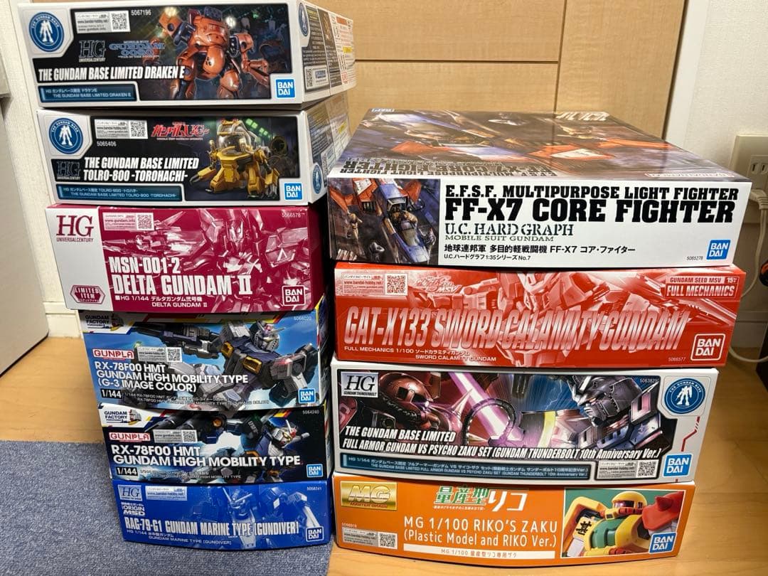 【未開封】ガンダムベース・プレミアムバンダイ等 限定ガンプラ10点セット