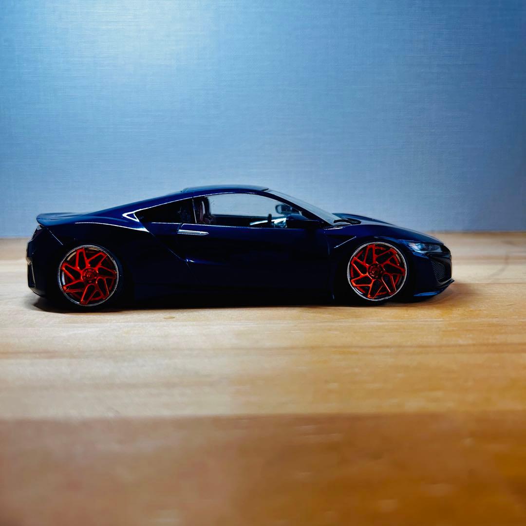 値引き！1/24タミヤ NSX Acura 左ハンドル仕様 アオシマ