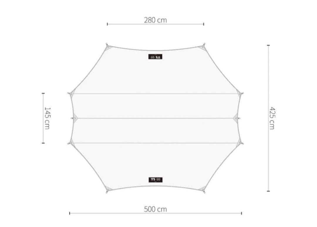 Hillside tarp サンド nerudesignworks ネルデザイン