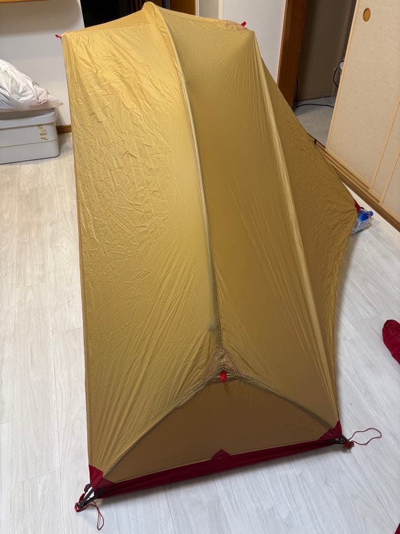 【美品】MSR Hubba Hubba 1専用フットプリント付き 1人用