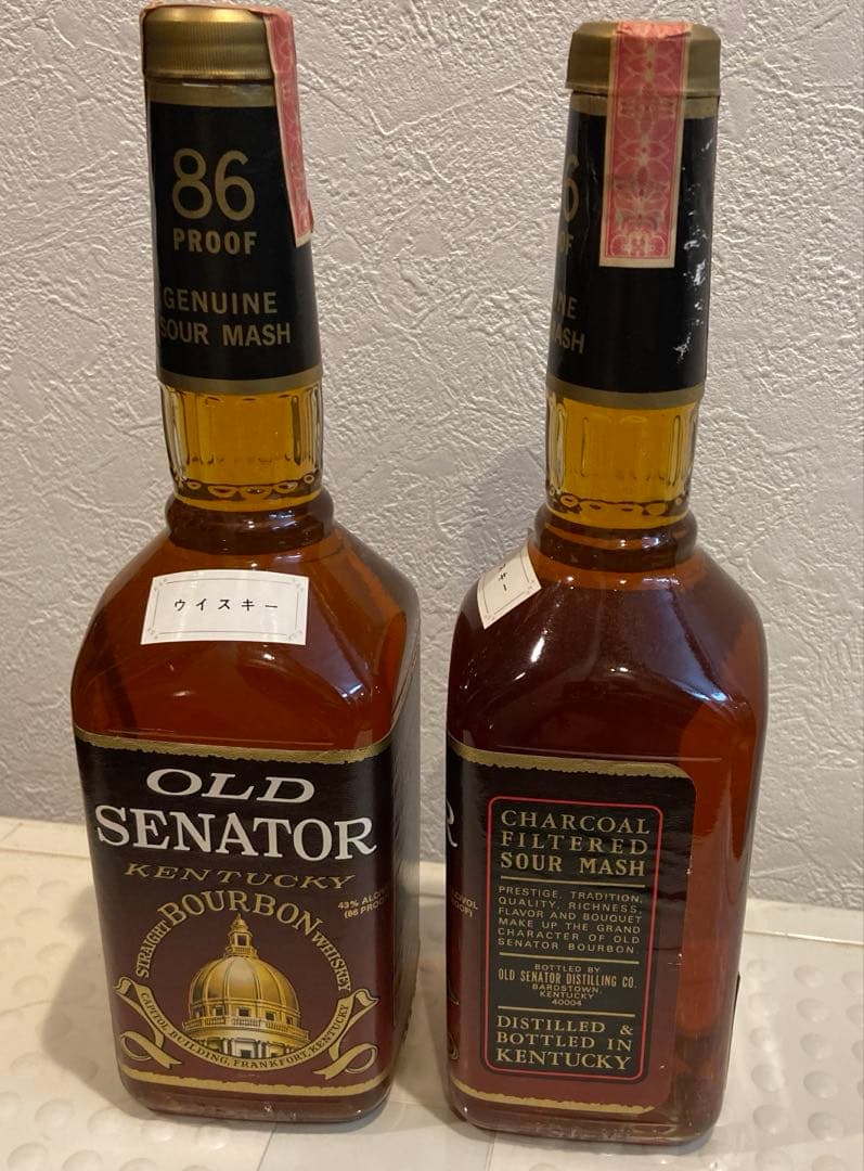 Old Senator Kentucky、未開栓、バーボン　750ml、2本組
