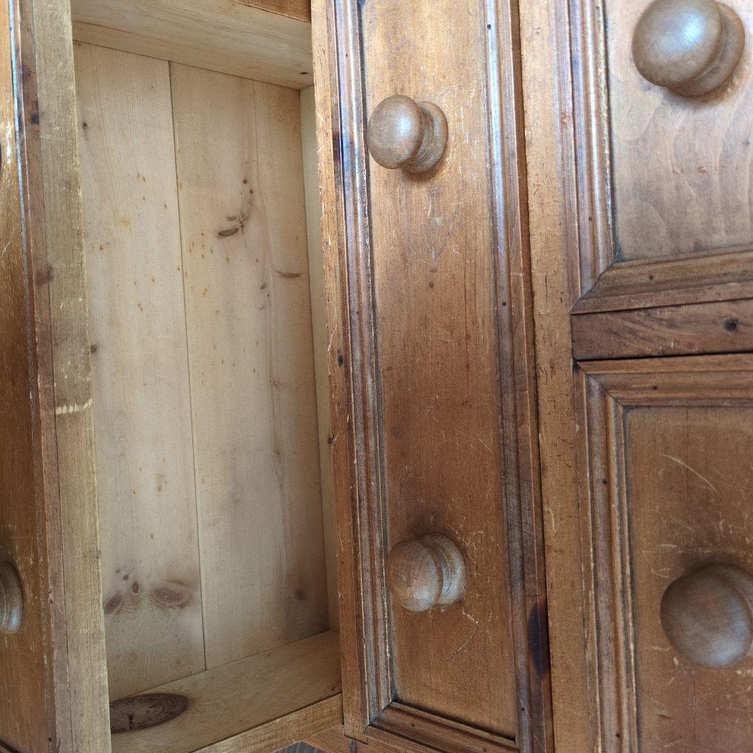 木製チェスト 4段 引き出し付き アンティーク