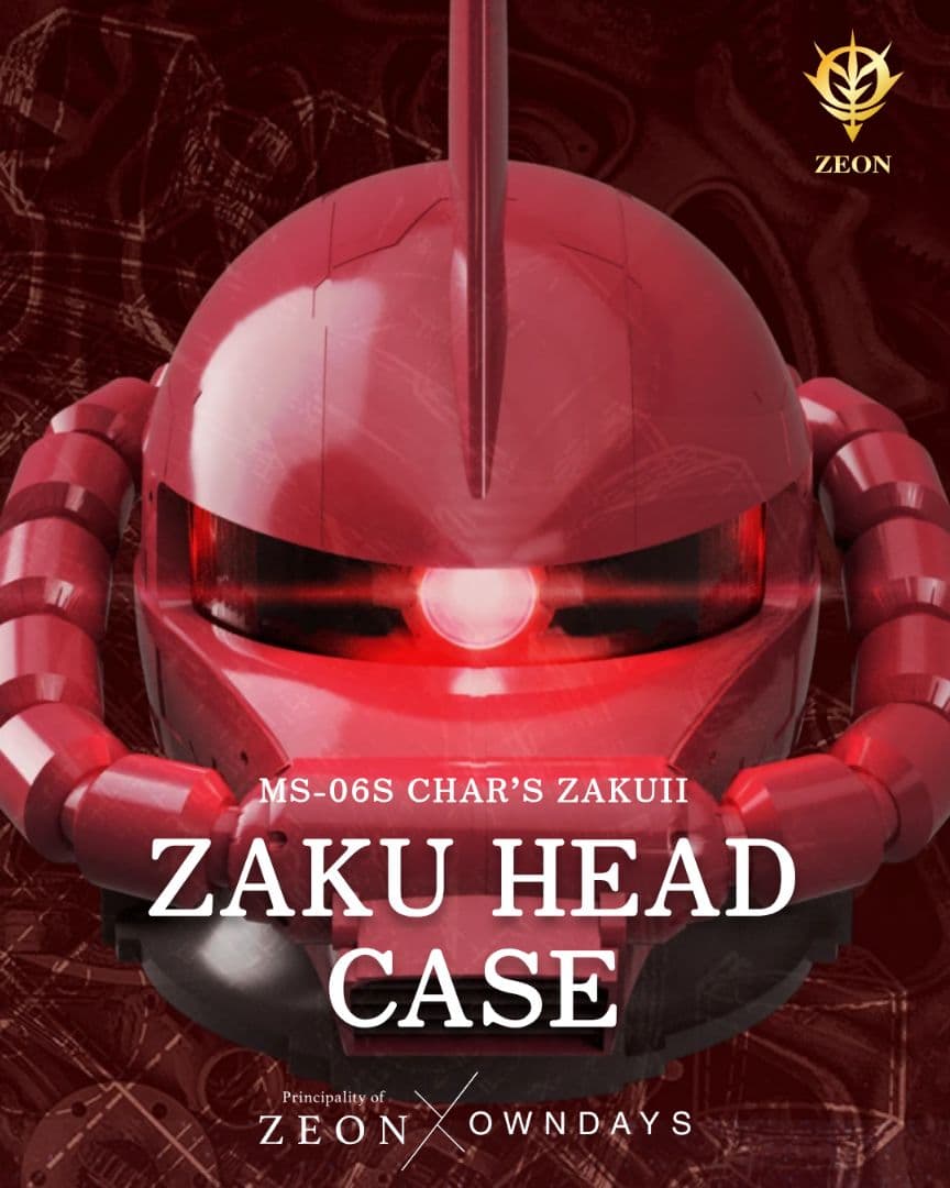 ザク オンデーズ ZAKU HEAD CASE メガネケース 限定2500個