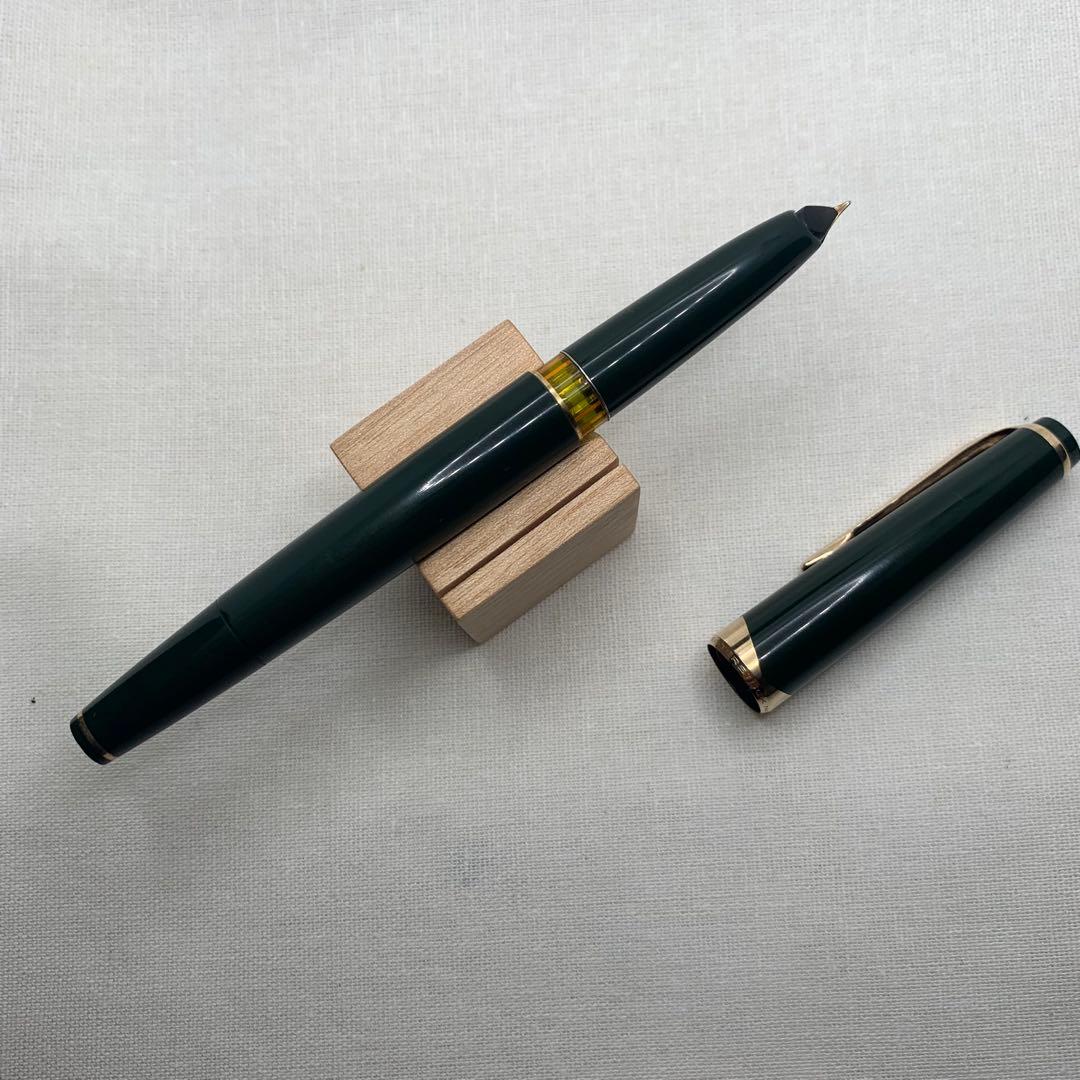 【希少緑軸】MontBlanc no.14 Green 18C F 万年筆　2桁
