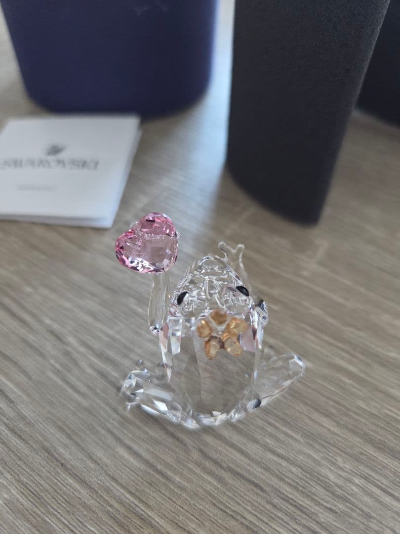 【希少】Swarovski カエルの王子様 置物 スワロフスキー