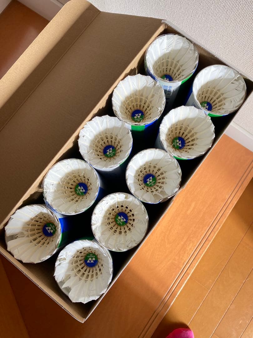 YONEX AEROSENSA 600シャトル130球使用済み