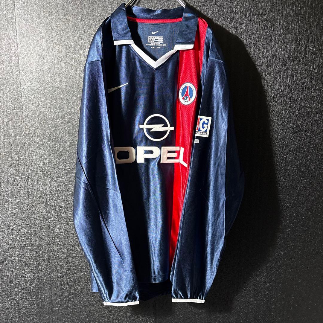 【★PSG】 古着 NIKE メンズ サッカー ユニフォーム 2XL 長袖 希少