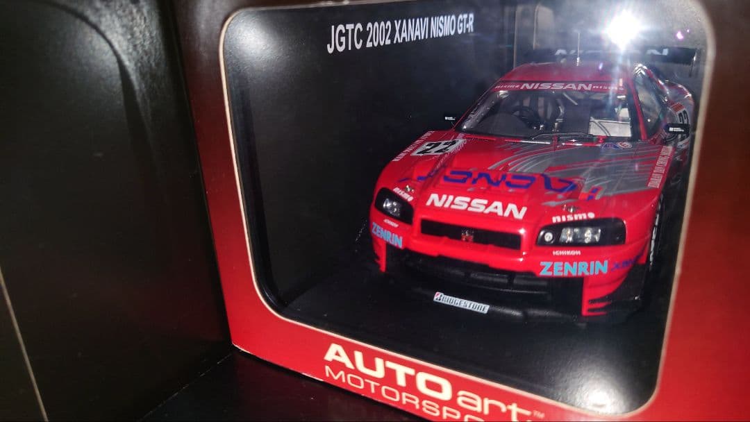 autoart 1/18 日産 GT-R r34 Xanavi 2002 #22