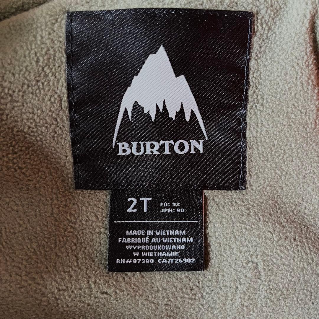 美品BURTON バートン　キッズ　スキー　スノーボードウェア ワンピース　2T