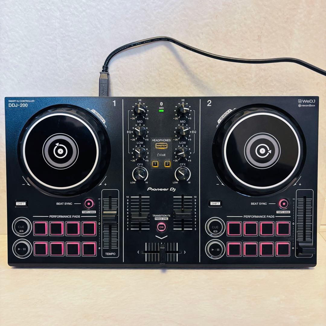 美品Pioneer DJ DDJ-200 DJコントローラー Bluetooth