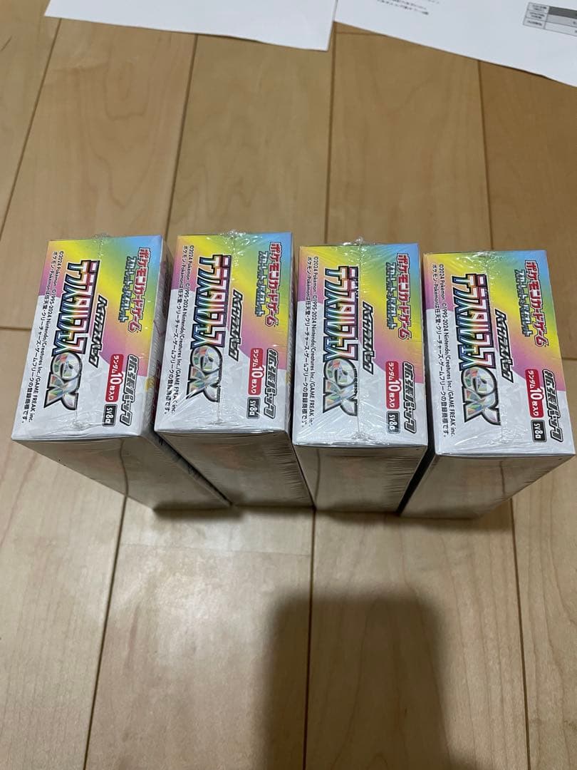 ポケモンカード　ポケカ　テラスタルフェスEX 4BOX ポケセン産　シュリンク付