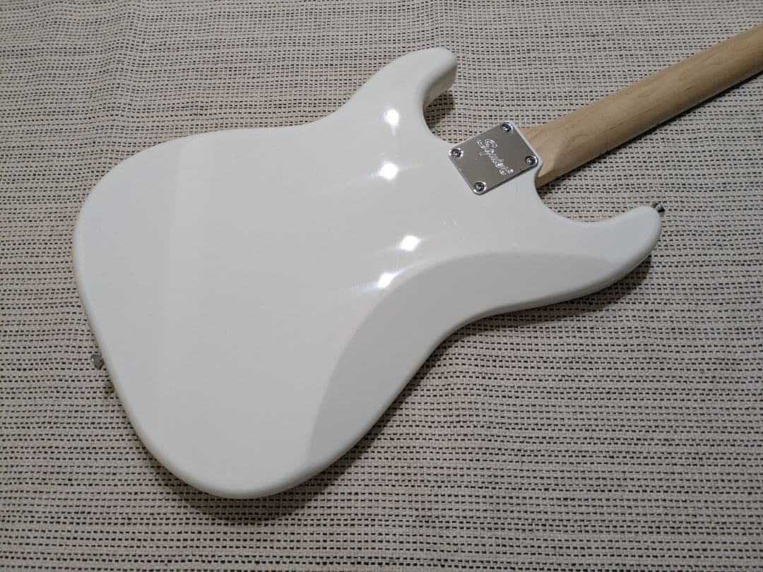 ギター Squire by fender stratocaster mod white