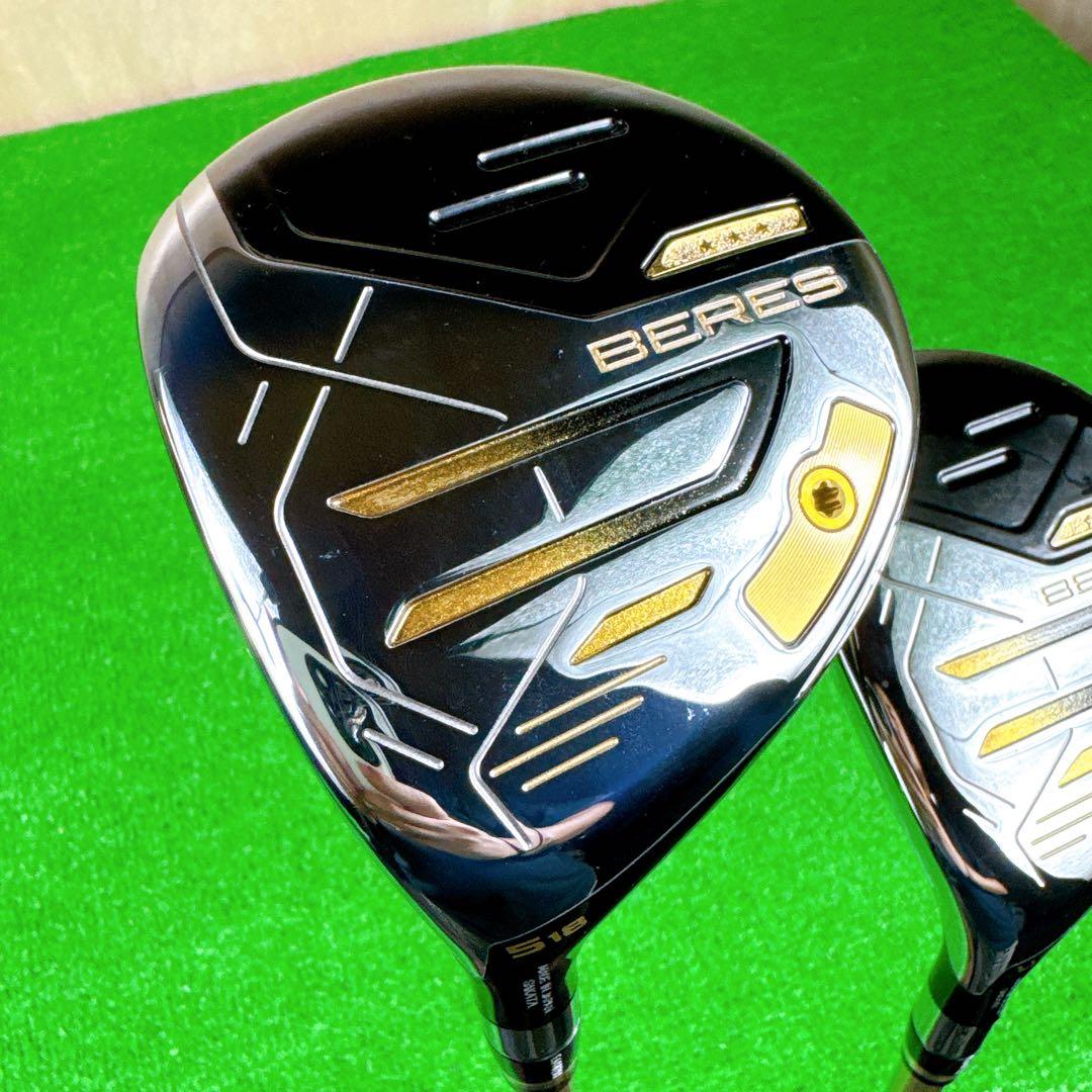 【レフティ】 HONMA BERES09 3S 1W 5W U22 3本 SR