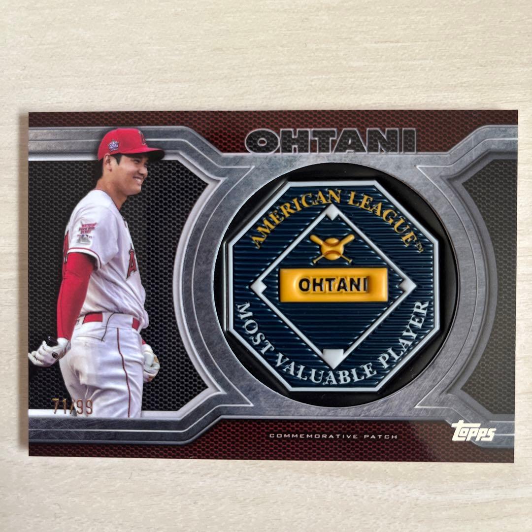 topps 2022  japan edition 大谷翔平　MVPパッチカード