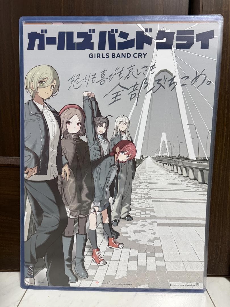ガールズバンドクライ 劇場版 A3 海外版 ポスター