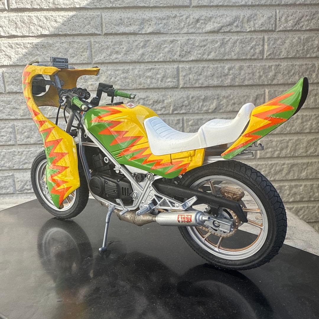 俺のマシン　RG250R 完成品　当時物　旧車會　暴走族　爆発カラー　1/12