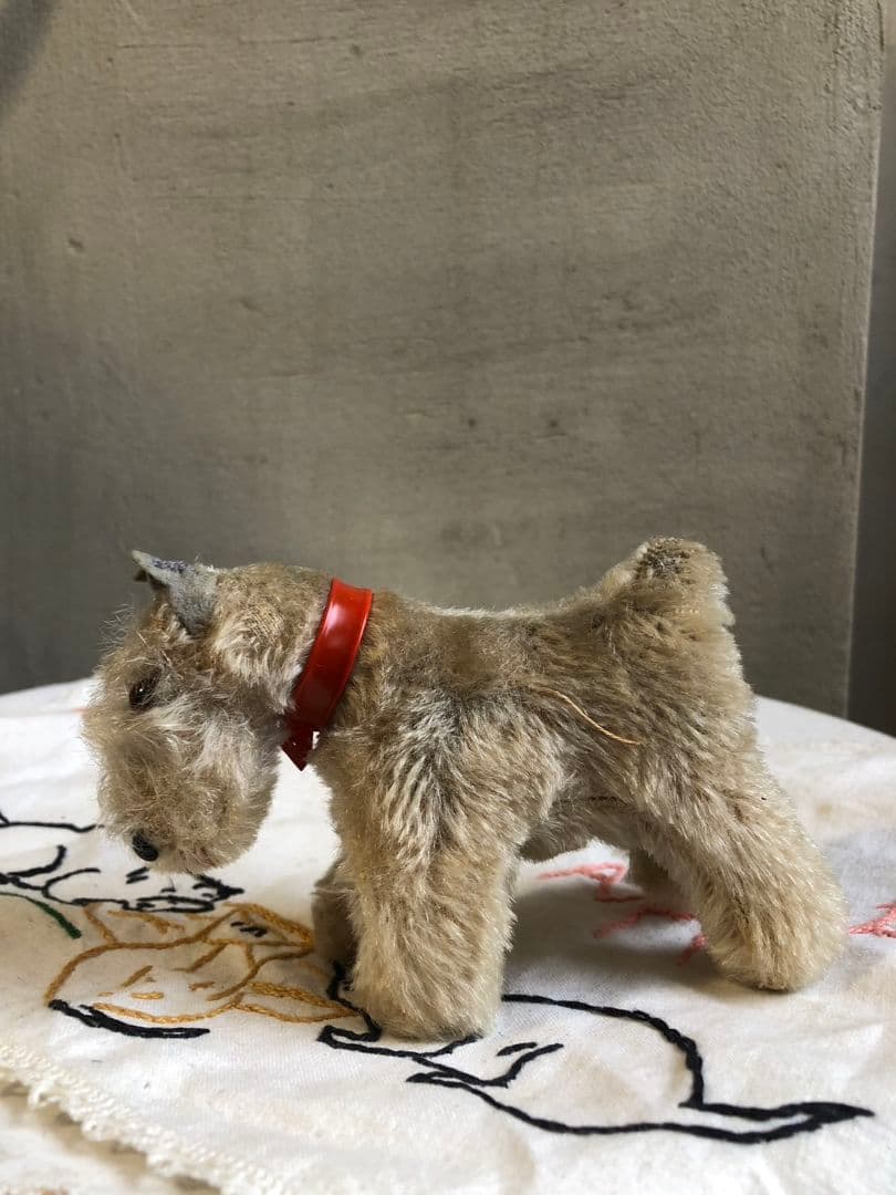 シュタイフ ミニシュナウザー犬Steiff Tessie Schnauzer