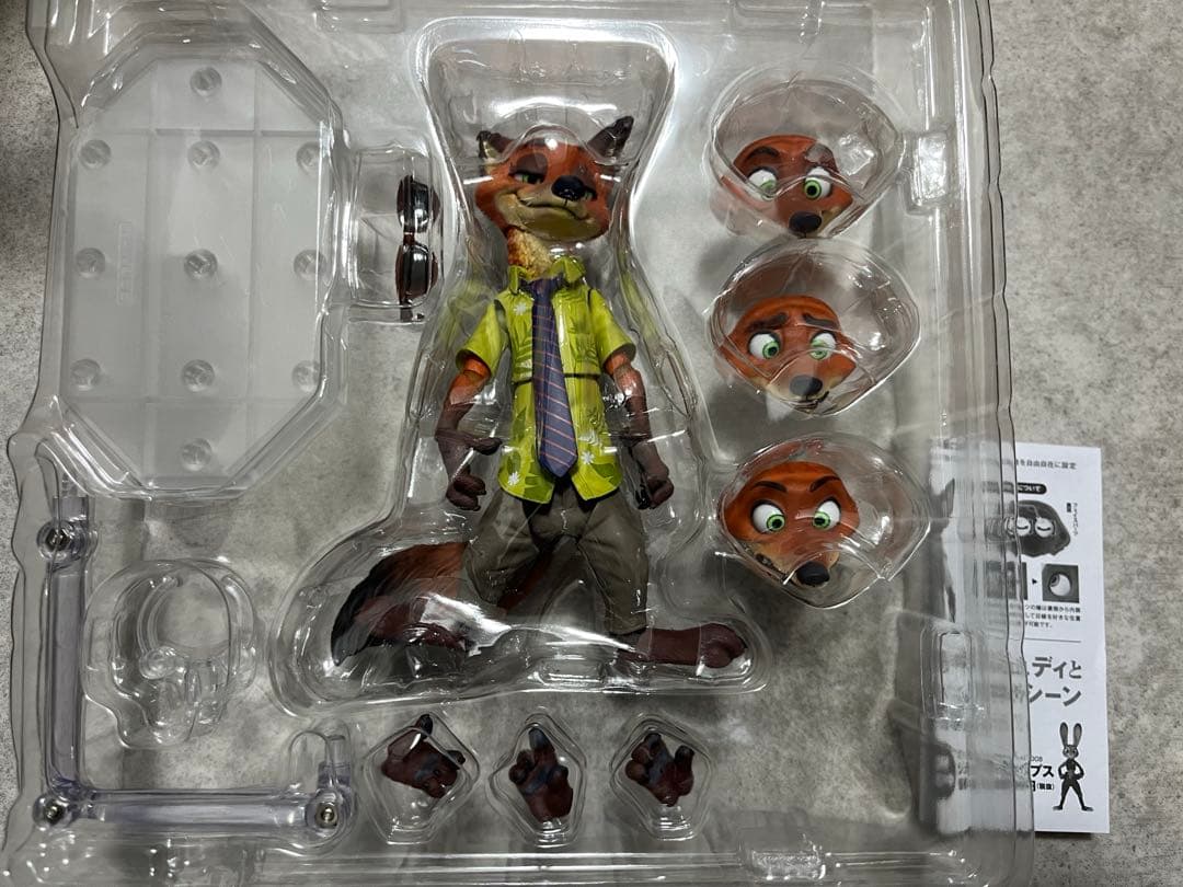Zootopia ジュディ・ホップス ニック・ワイルド フィギュアセット　海洋堂