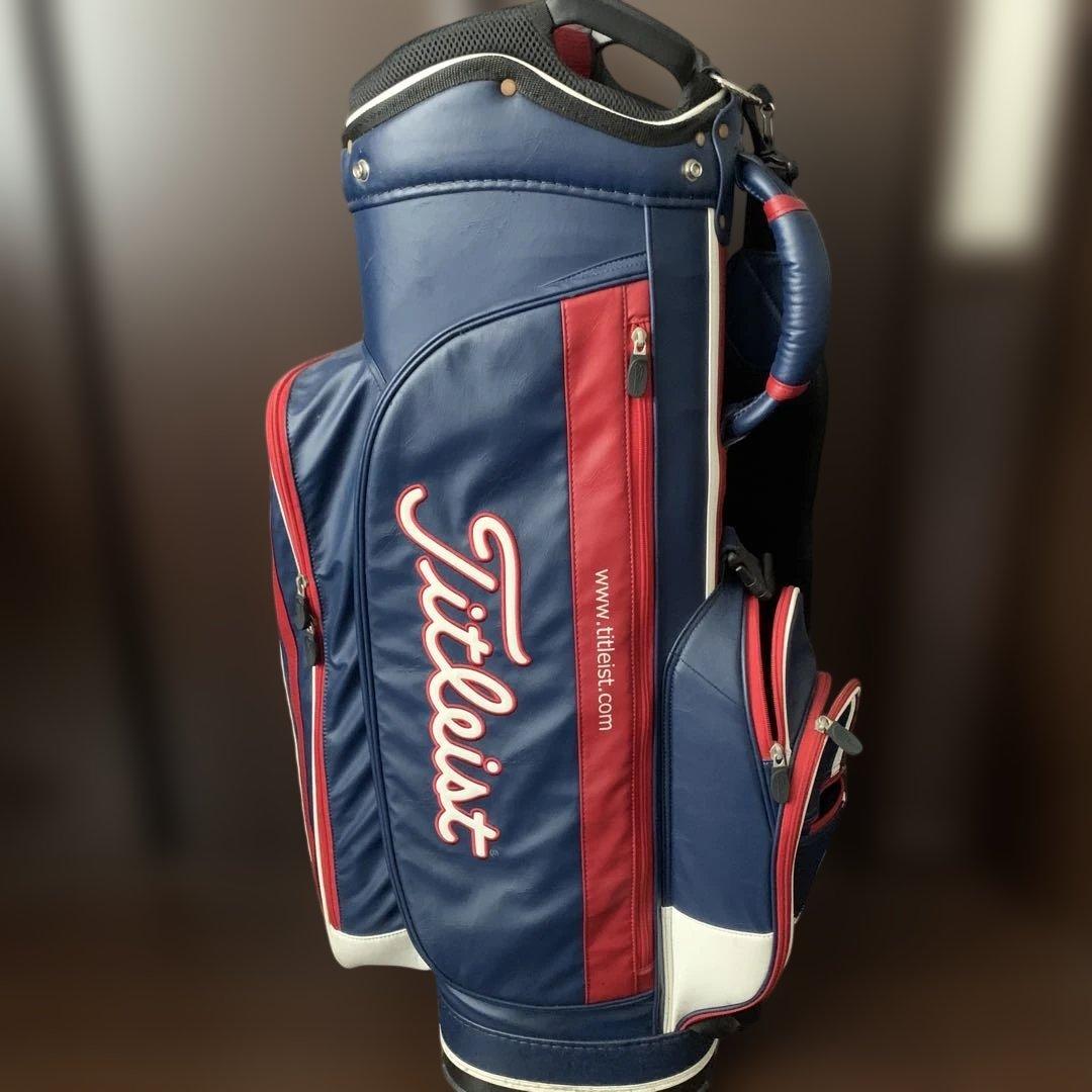 Titleist ゴルフバッグ ネイビー/レッド