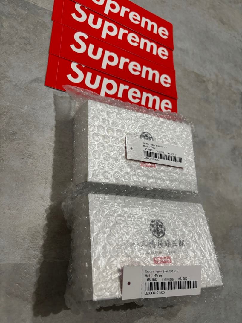 2セット Supreme シュプリーム 八幡屋礒五郎 スパイスセット3個