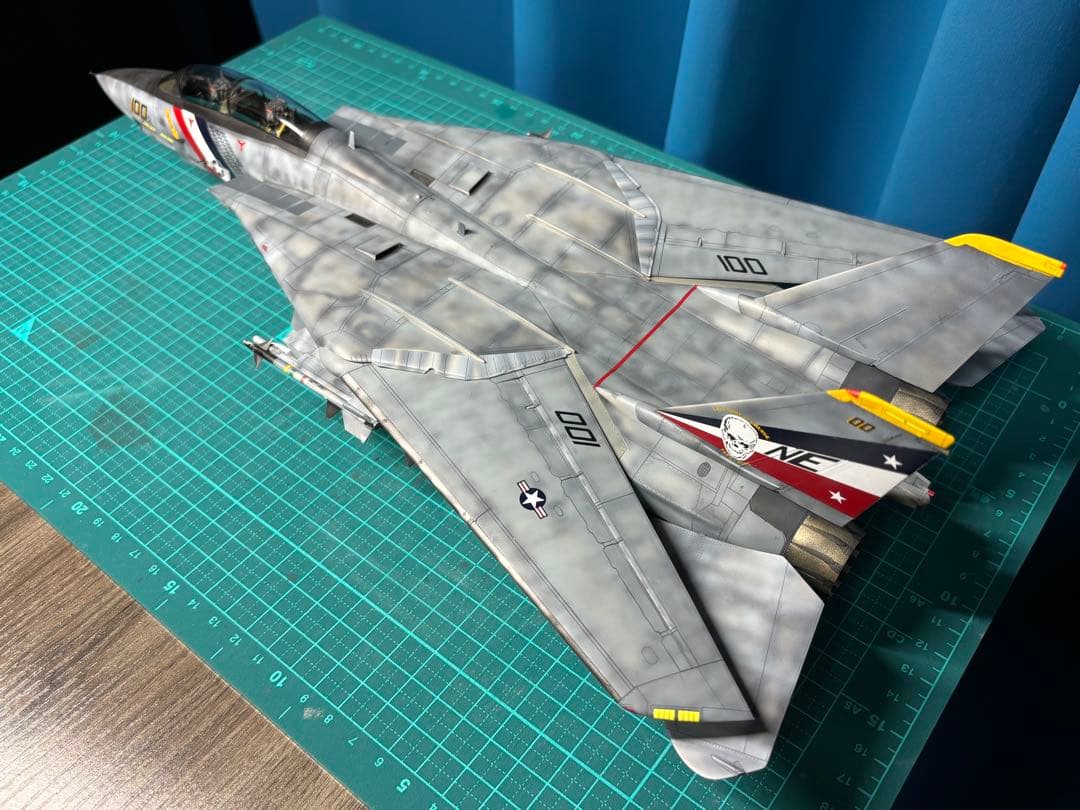 戦闘機　プラモデル　完成品　タミヤ　1/48　グラマン　F-14Dトムキャット